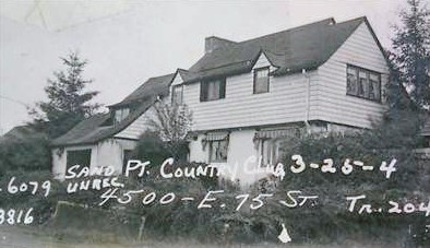 Sand Point Country Club original clubhouse building 1927 | Wedgwood in ...