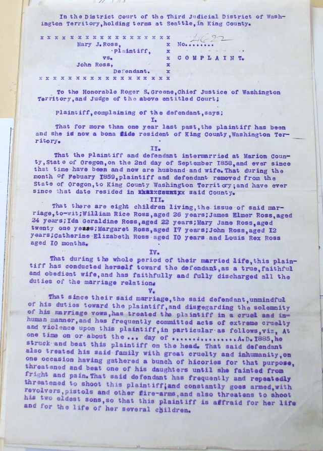 Seattle’s Pioneers of Fremont: John Ross | Wedgwood in Seattle History