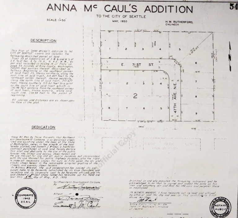 A Plat of Modernist Architecture in Wedgwood | Wedgwood in Seattle History