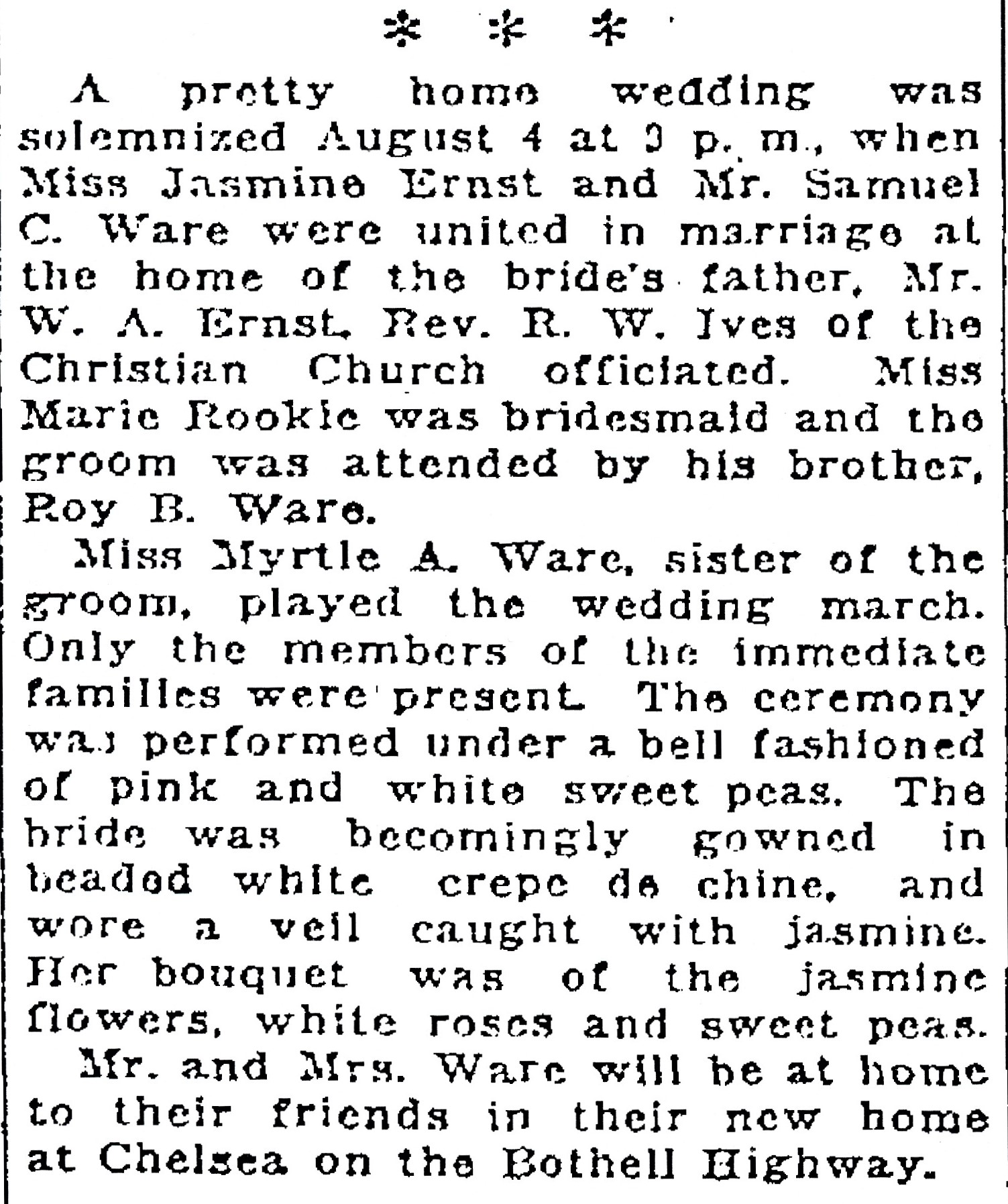 Names in the Neighborhood: Chelsea and Lake City | Wedgwood in Seattle ...