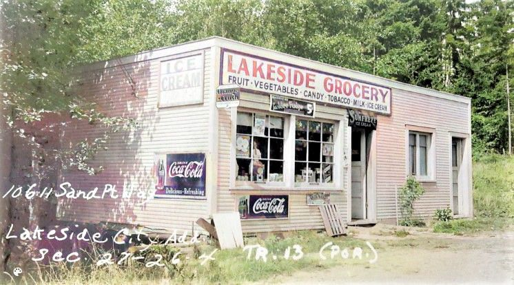 10601 Sand Point Way NE colorized photo | Wedgwood in Seattle History
