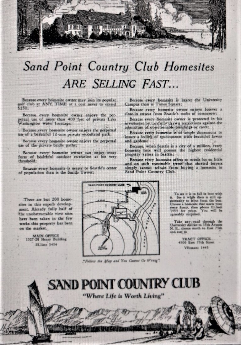 Names in the Neighborhood: Sand Point Country Club | Wedgwood in ...